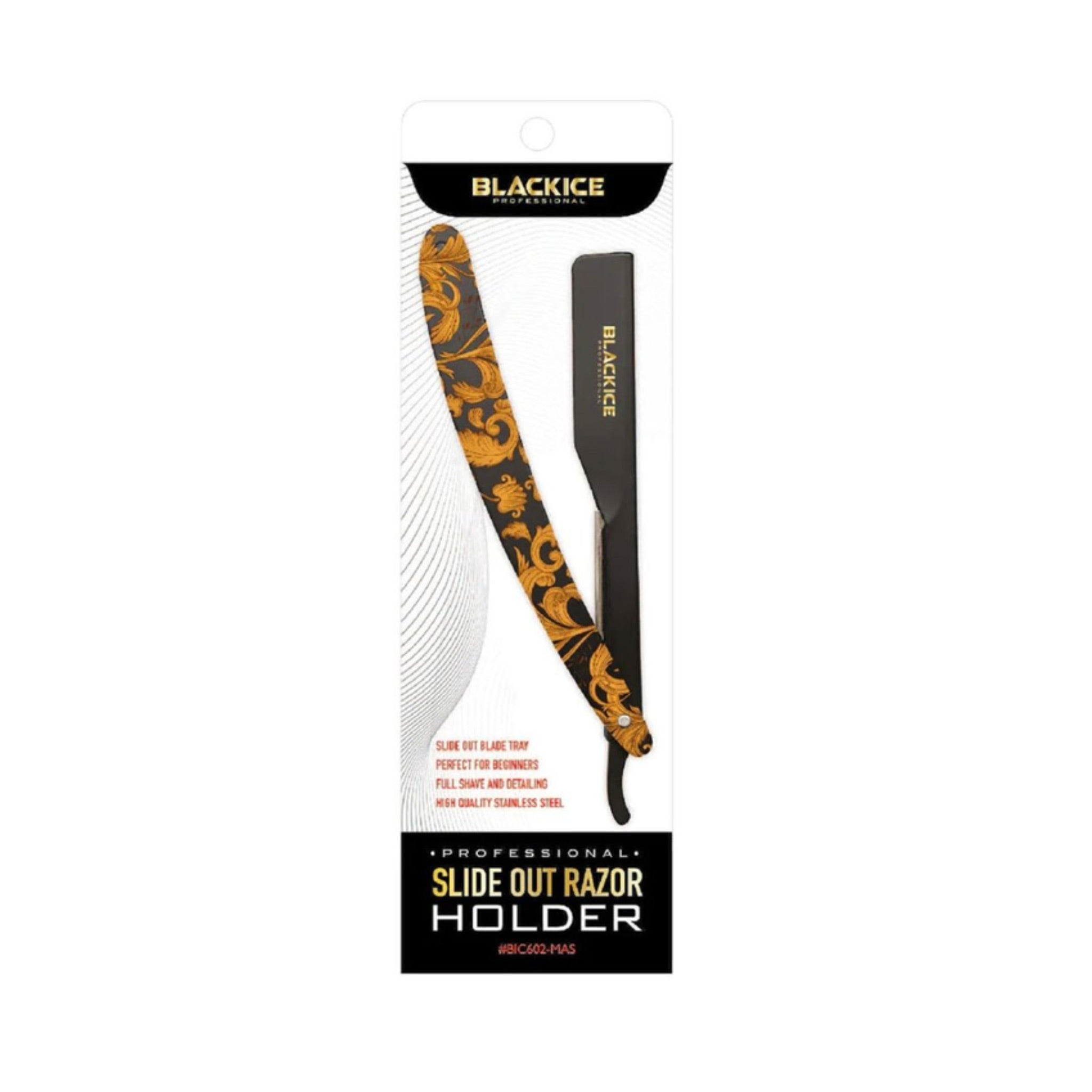 Black Ice Masterpiece Slide Out Razor Holder – Royal Barber Supply